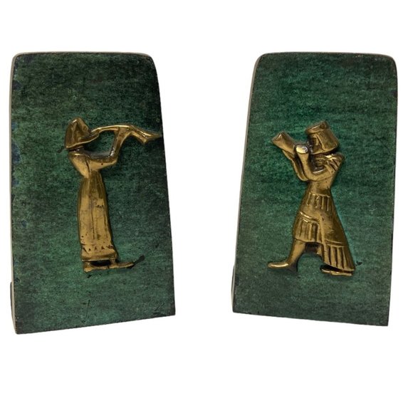 Dayagi | Accents | Vintage Brass Bookends Dayagi Made In Israel Bronze ...